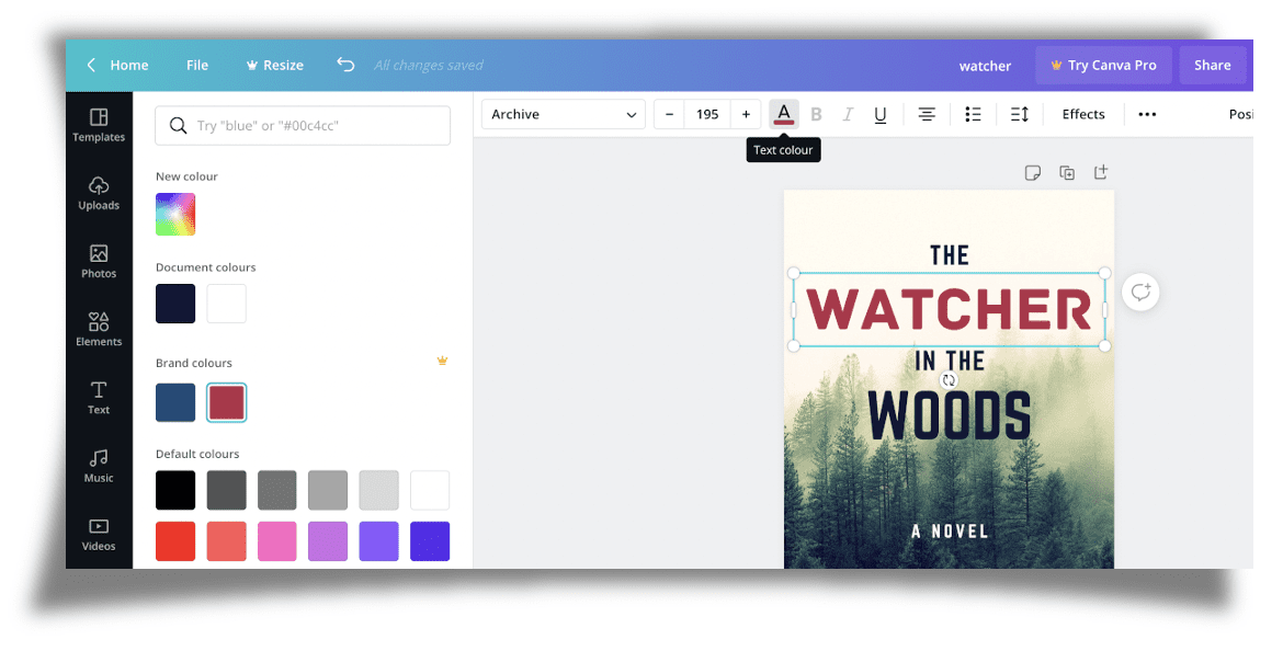 Creating a book cover in Canva (with pictures)