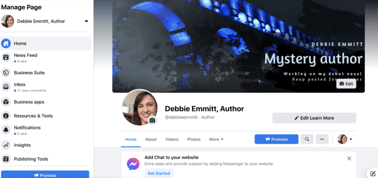 Step-by-step guide to creating a Facebook author page (with images)